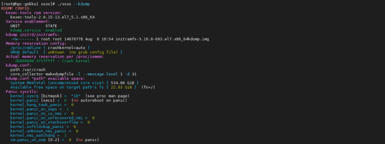 Using xsos to summarise System Information – The Linux Cluster